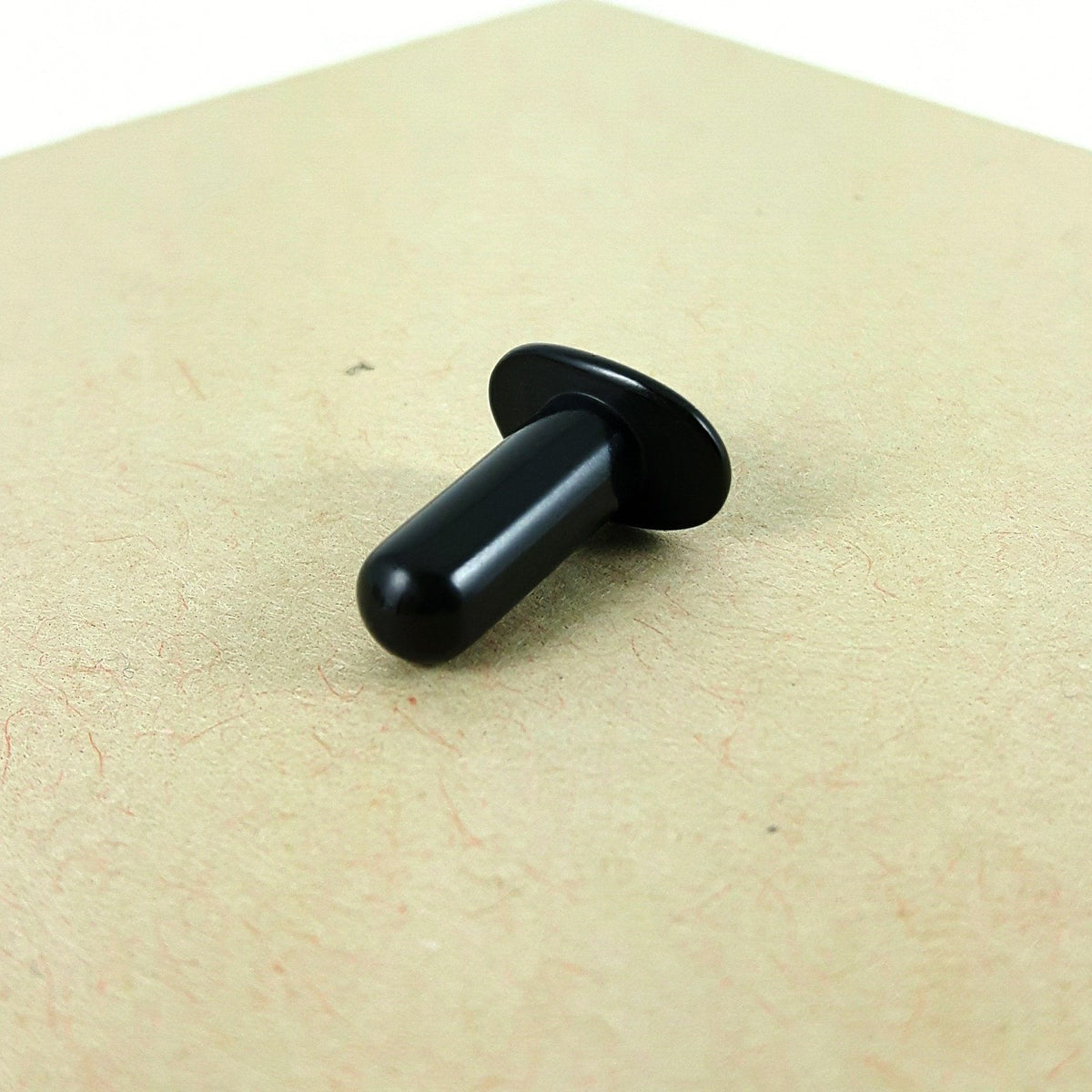 Delrin Round Labret Plug | Southshore Adornments - Southshore Adornments